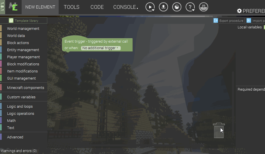 MCreator 1.8.1 - Bug fixes, new features and more | MCreator MCreator 1.8.1 - Bug fixes, new features and more | MCreator